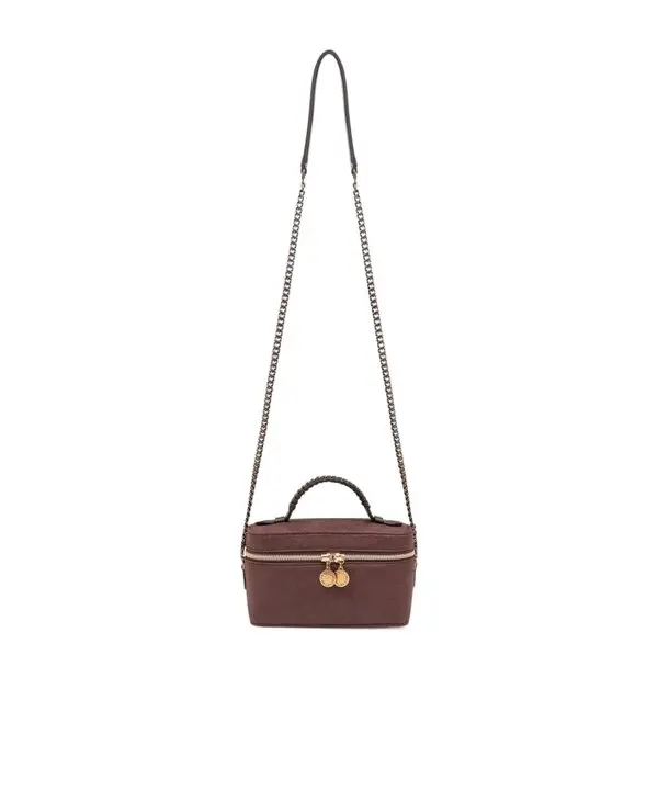 Stella McCartney Cosmetic Case With Handle - Brown