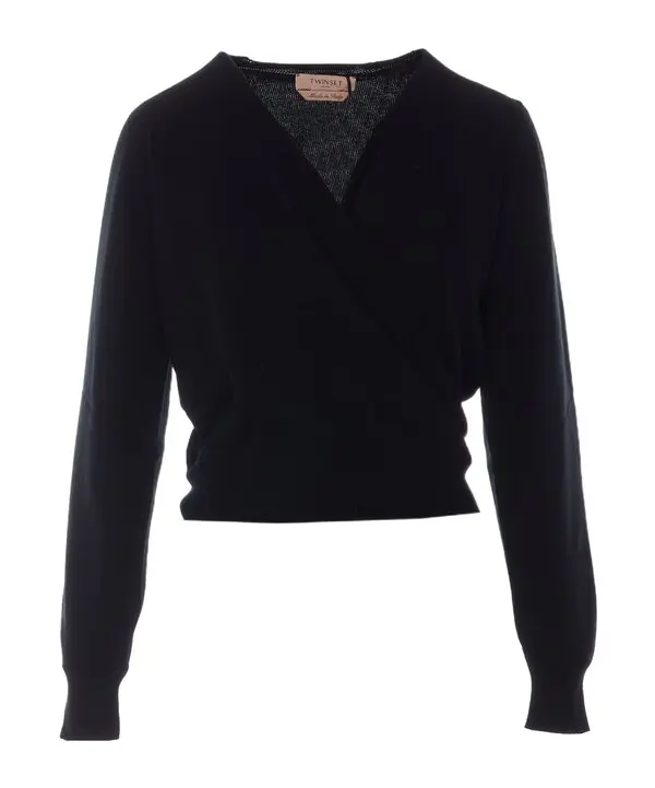 TWINSET V-neck Sweater - Black
