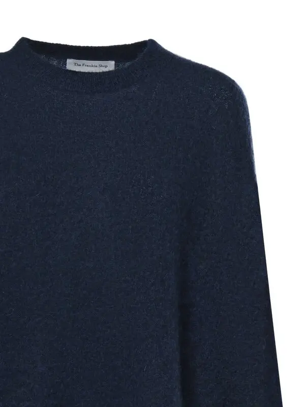 THE FRANKIE SHOP Timea Brushed-knit Crew-neck Sweater