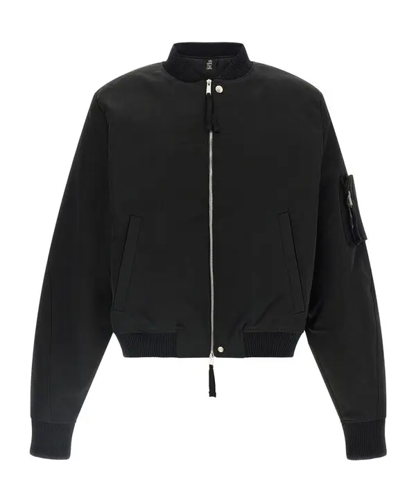 THOM KROM Zipped Bomber Jacket