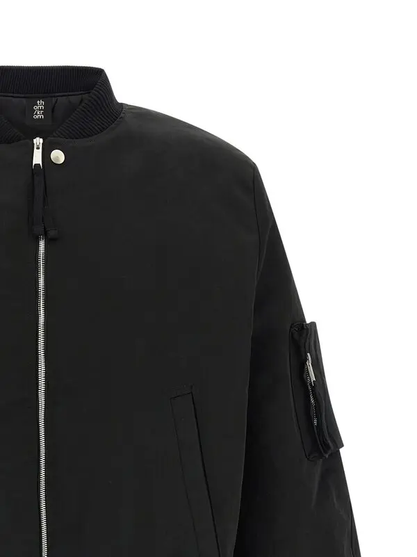 THOM KROM Zipped Bomber Jacket