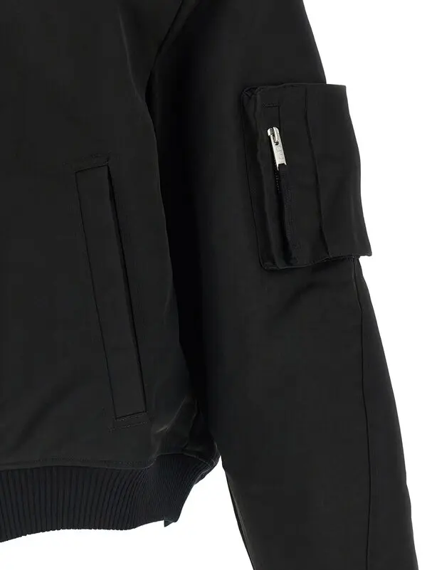 THOM KROM Zipped Bomber Jacket