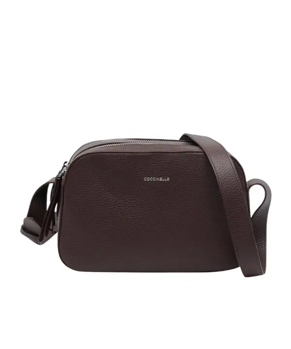 COCCINELLE Fern Zip Crossbody Bag - Black