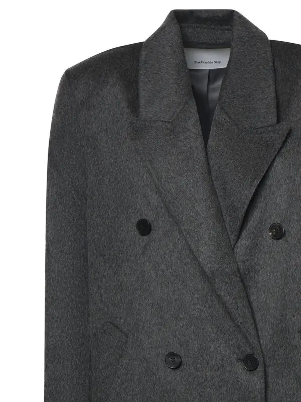 THE FRANKIE SHOP Wool Double-breasted Coat