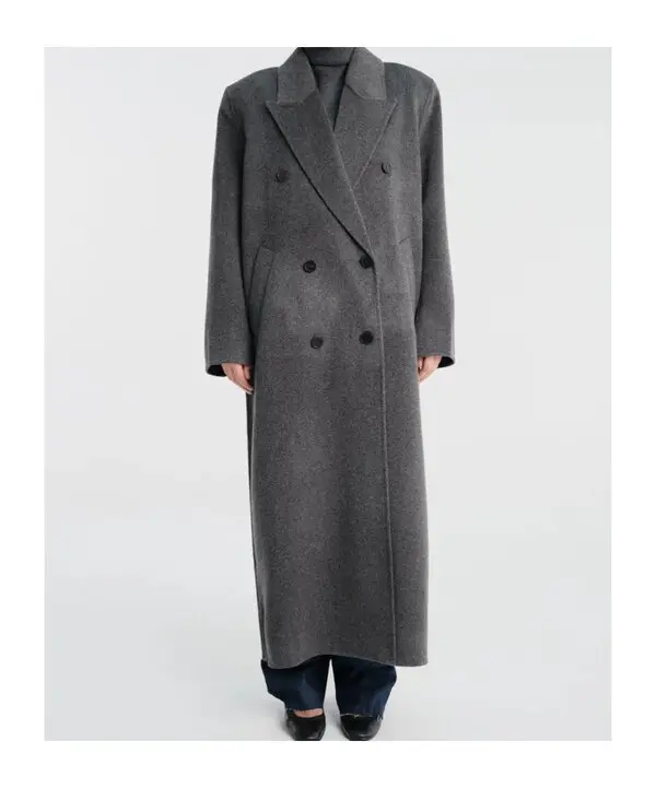 THE FRANKIE SHOP Wool Double-breasted Coat