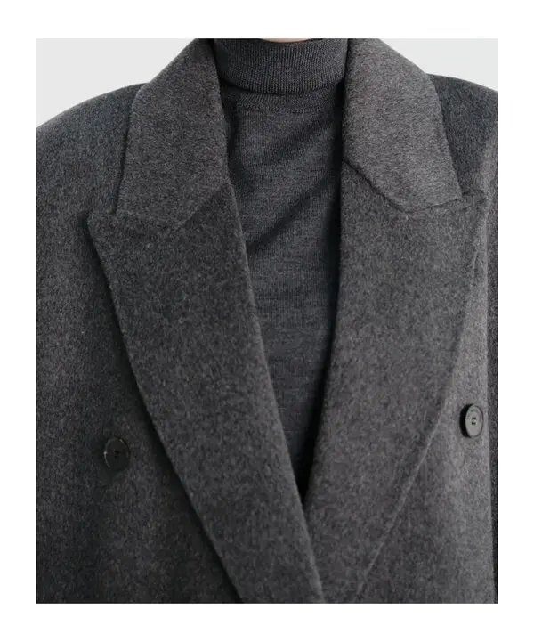 THE FRANKIE SHOP Wool Double-breasted Coat