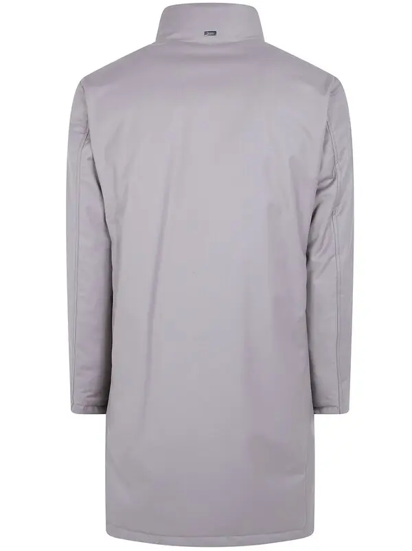 Herno Long-sleeved Down Jacket With High Collar
