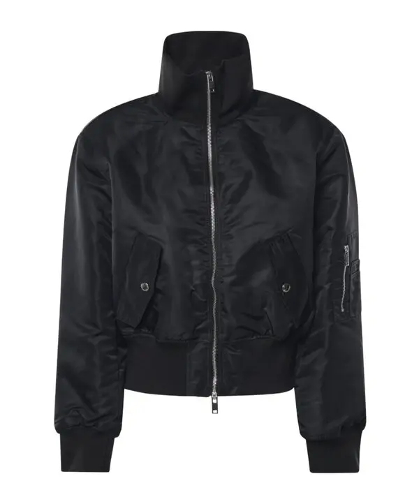 THE FRANKIE SHOP Stand Collar Zip Up Jacket
