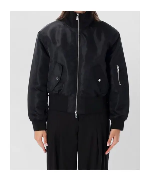 THE FRANKIE SHOP Stand Collar Zip Up Jacket