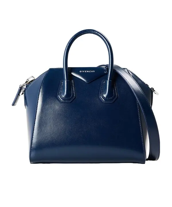 Givenchy Tophandle Crossbody Leather Bag - Blue