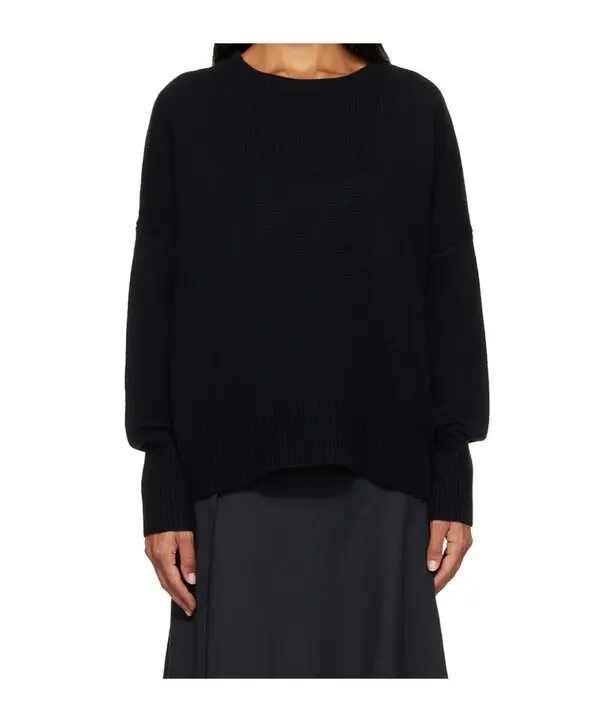 LISA YANG Ribbed Crew Neck Sweater