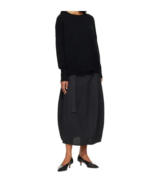 LISA YANG Ribbed Crew Neck Sweater