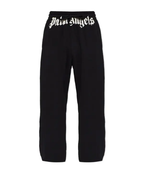 Palm Angels Elastic-waist Athletic Pants - Black