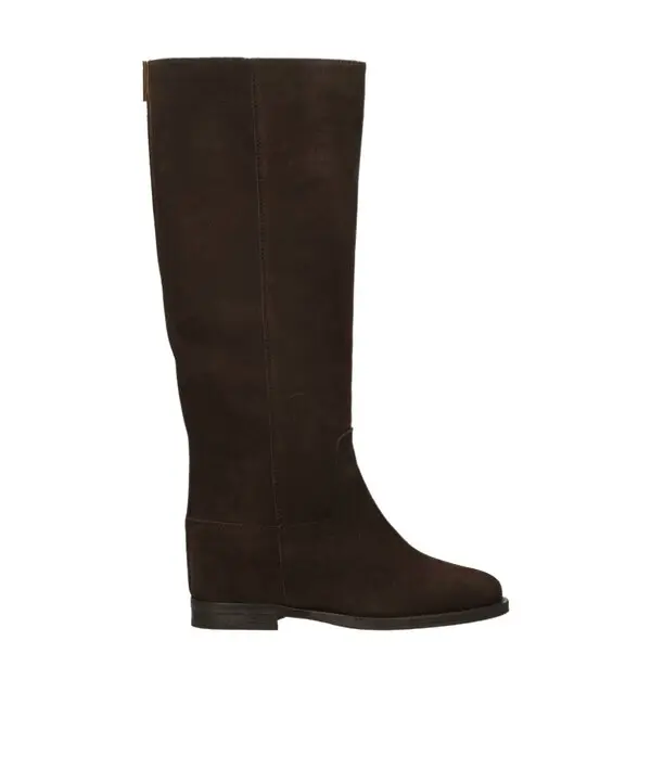VIA ROMA 15 Round-toe Tall Boots - Black