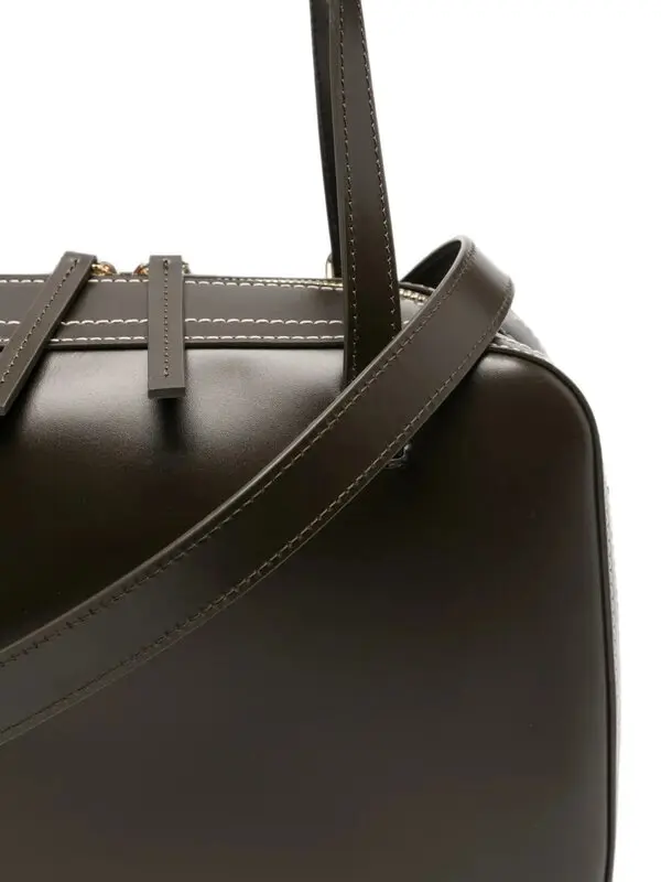 A.p.c. Contrast-stitch Leather Shoulder Bag