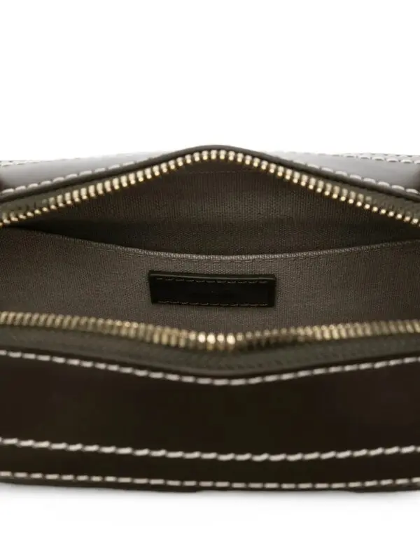A.p.c. Contrast-stitch Leather Shoulder Bag