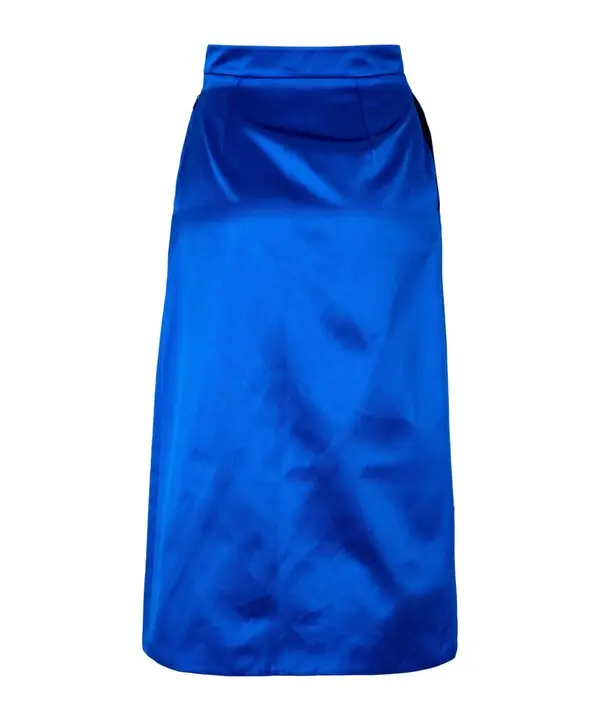 Gucci Satin Midi Skirt