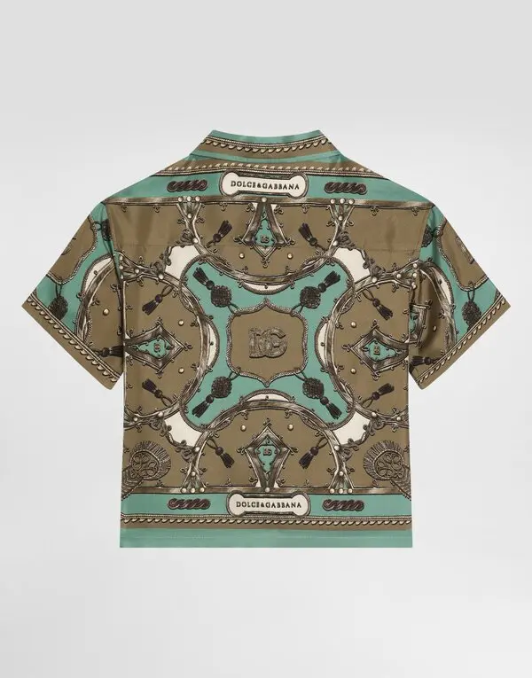 Dolce & Gabbana Logo-print Short-sleeve Shirt