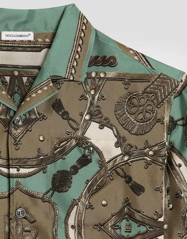 Dolce & Gabbana Logo-print Short-sleeve Shirt
