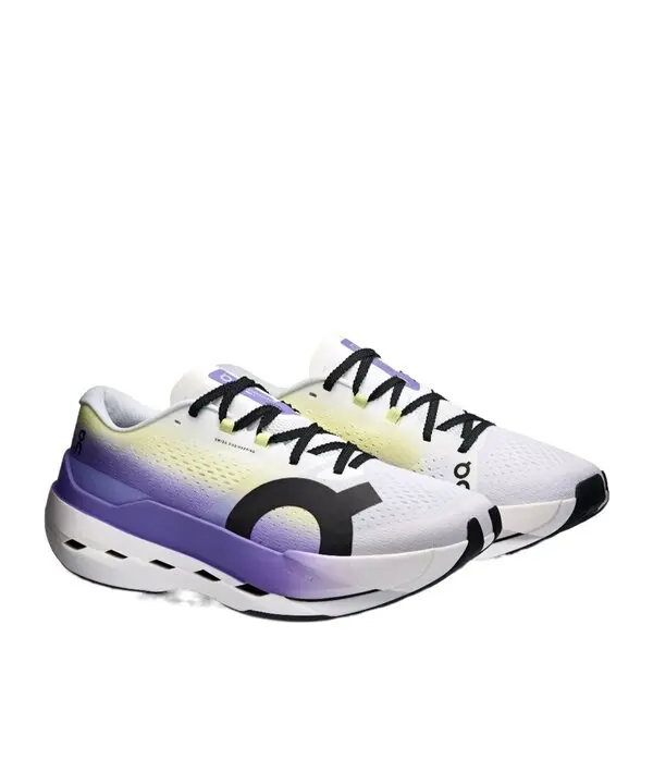 On Cloudboom Max Running Sneakers - White/juniper