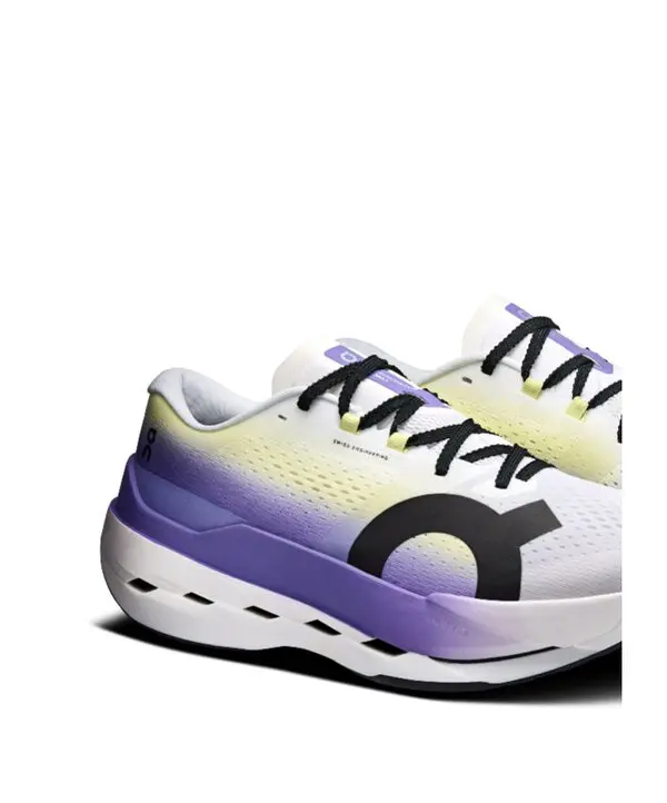 On Cloudboom Max Running Sneakers - White/juniper