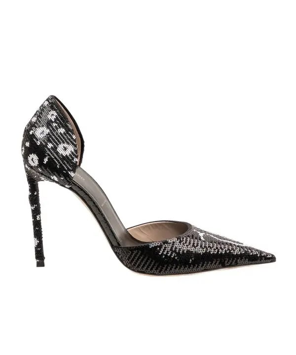 TOM FORD Pointed-toe Sequined Stiletto High Heels - Black