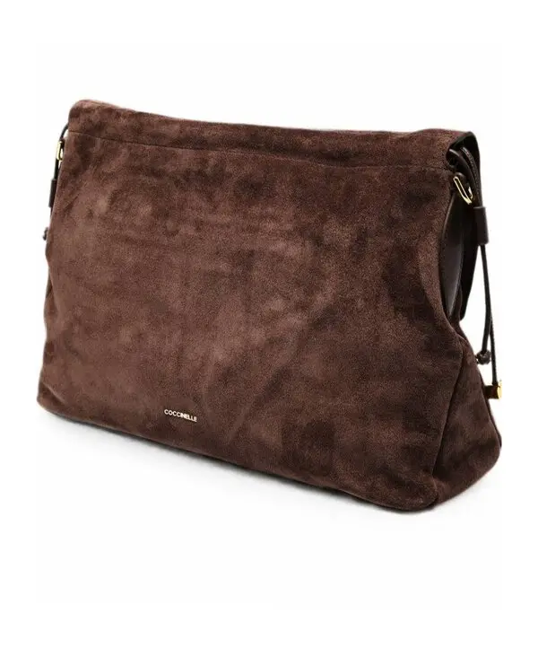 COCCINELLE Lidia Medium Suede Shoulder Bag