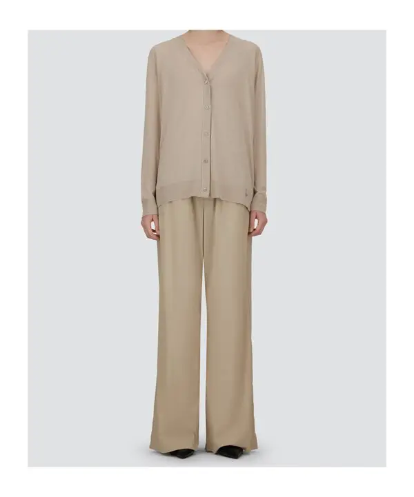 Herno Ribbed-knit V-neck Cardigan
