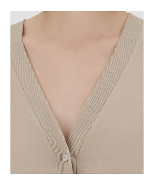 Herno Ribbed-knit V-neck Cardigan