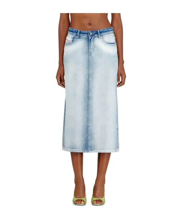 DIESEL® De Skye Fsi Midi Denim Skirt