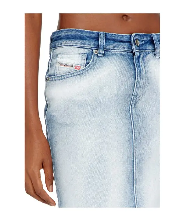 DIESEL® De Skye Fsi Midi Denim Skirt