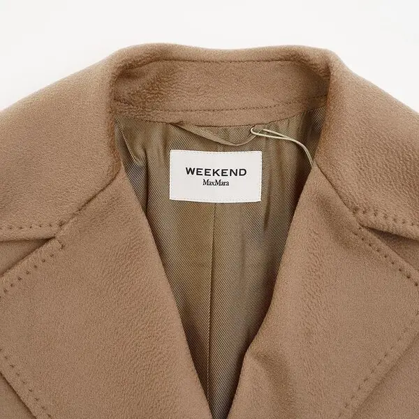 Max Mara Belted Midi Wrap Coat - Camel