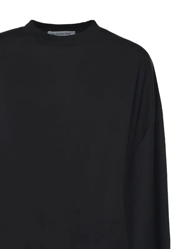 THE FRANKIE SHOP Long Sleeve Top - Black