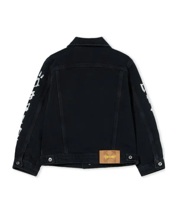 Off-White Diagonal Marker Denim Jacket