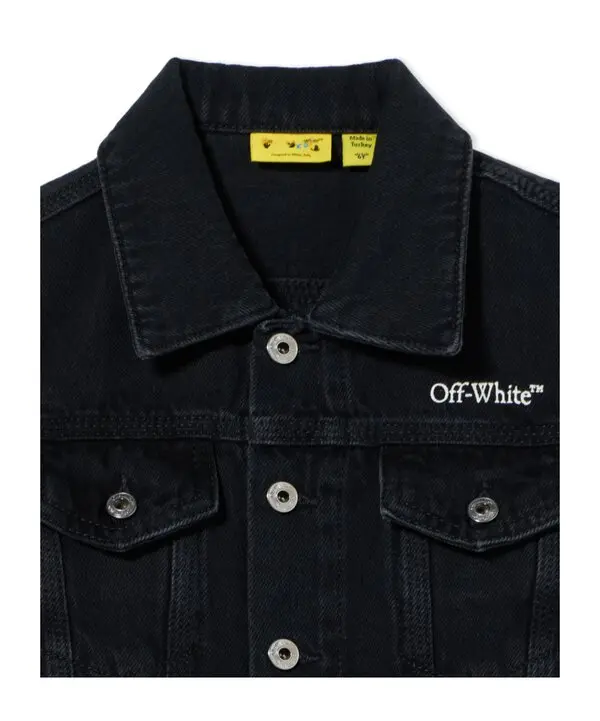 Off-White Diagonal Marker Denim Jacket