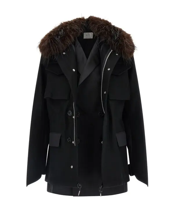 Sacai Long-sleeved Coat