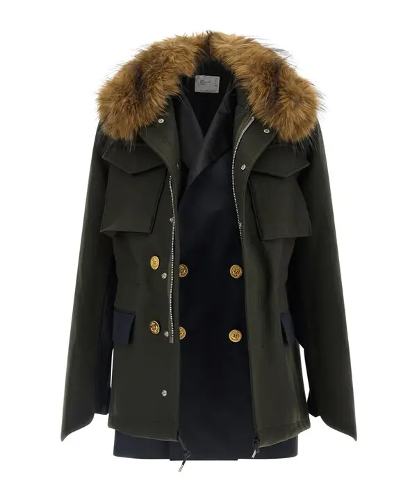 Sacai Long-sleeved Coat