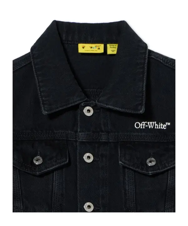 Off-White Diagonal Marker Denim Jacket