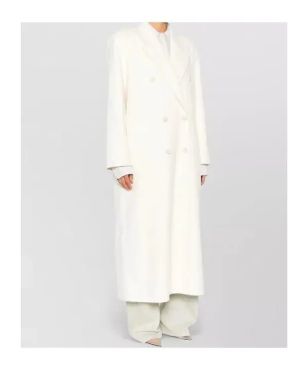 THE FRANKIE SHOP Double-breasted Long Coat