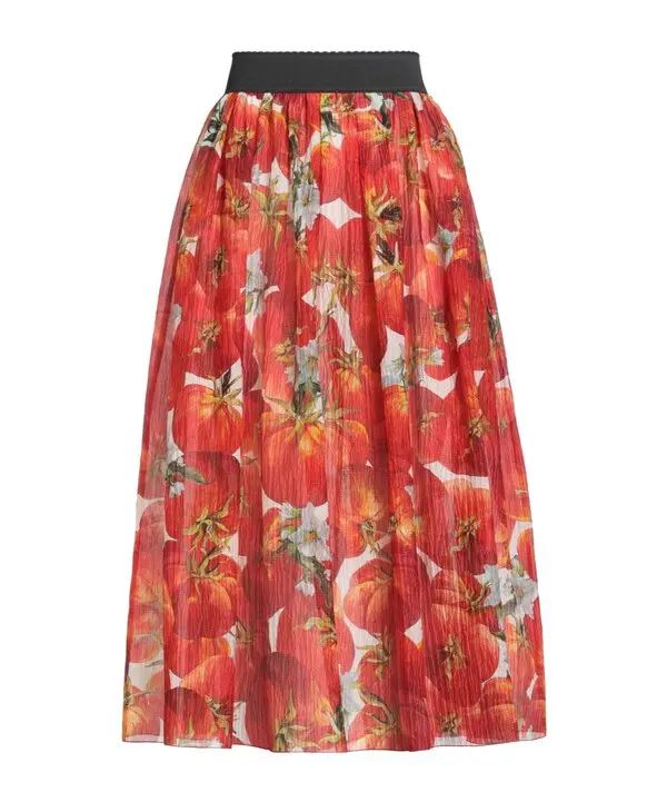 Dolce & Gabbana Printed Midi Skirt