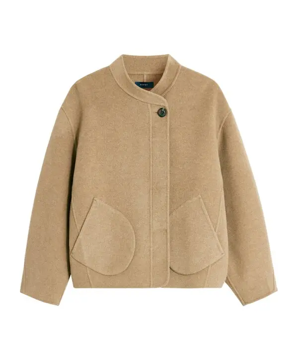 Soeur Short Coat - Beige