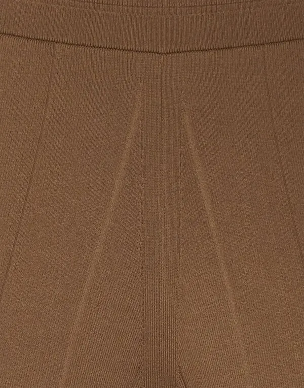 Max Mara Ribbed Knit Wide-leg Trousers