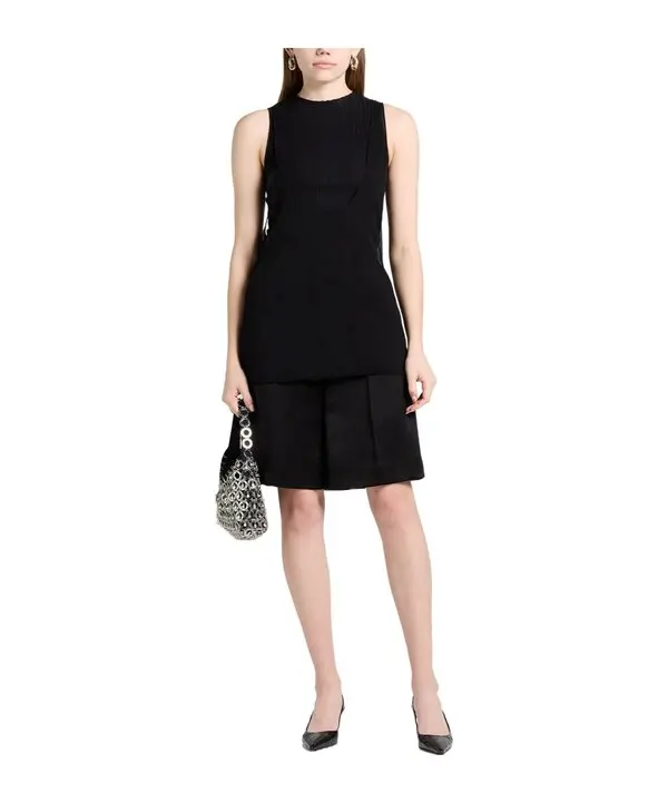 Saint Laurent Sleeveless Top With Deep Neckline