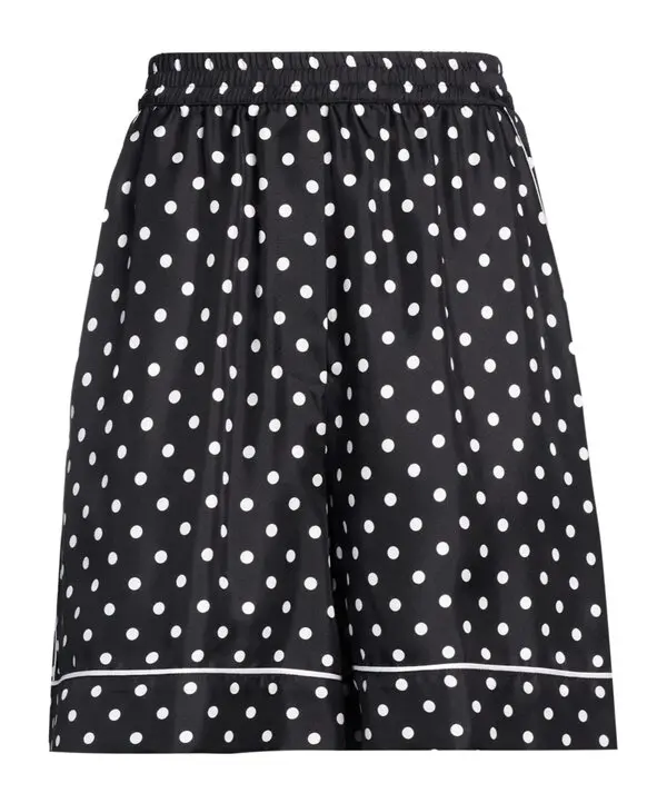 Dolce & Gabbana Polkadot Shorts - Black