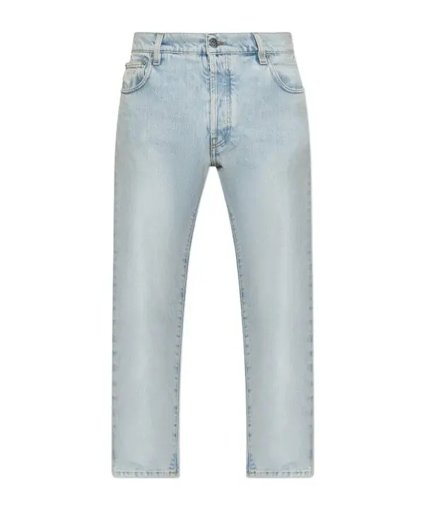 GALLERY DEPT. Logo-patch Straight-leg Jeans - Blue