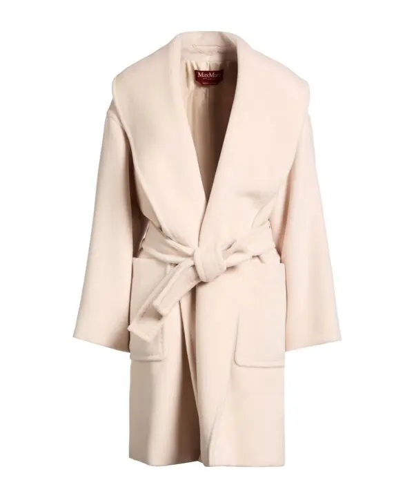 Max Mara Classic Tie Waist Long Coat