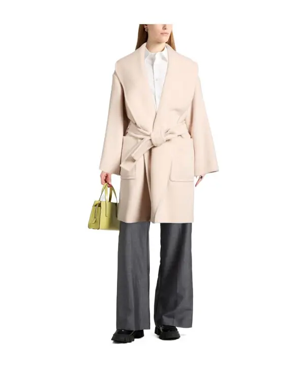 Max Mara Classic Tie Waist Long Coat