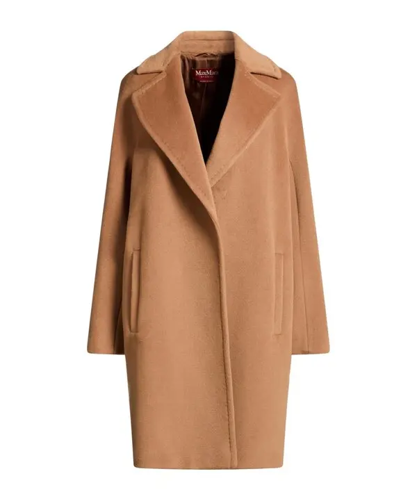 Max Mara Single- Wool Coat - Camel