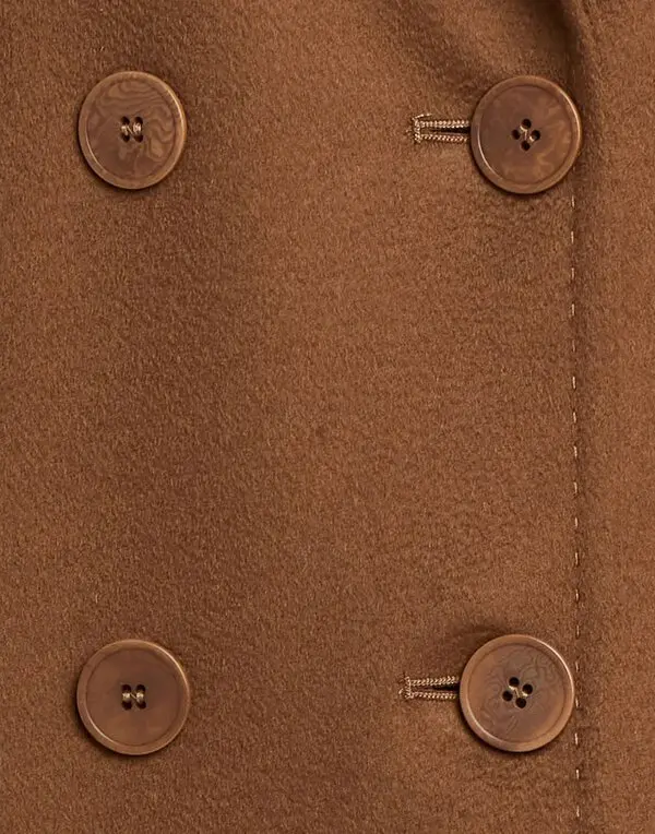 Max Mara Double-breasted Wool-like Coat