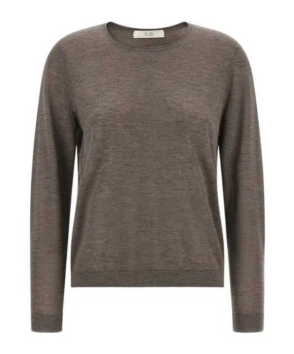 Co Cashmere Rolled-neck Knit Top - Brown